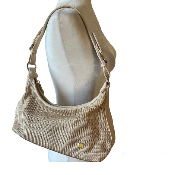 The Sak | Bags | The Sak Woven Boho Tan Withgold Shimmer Shoulder Bag ...